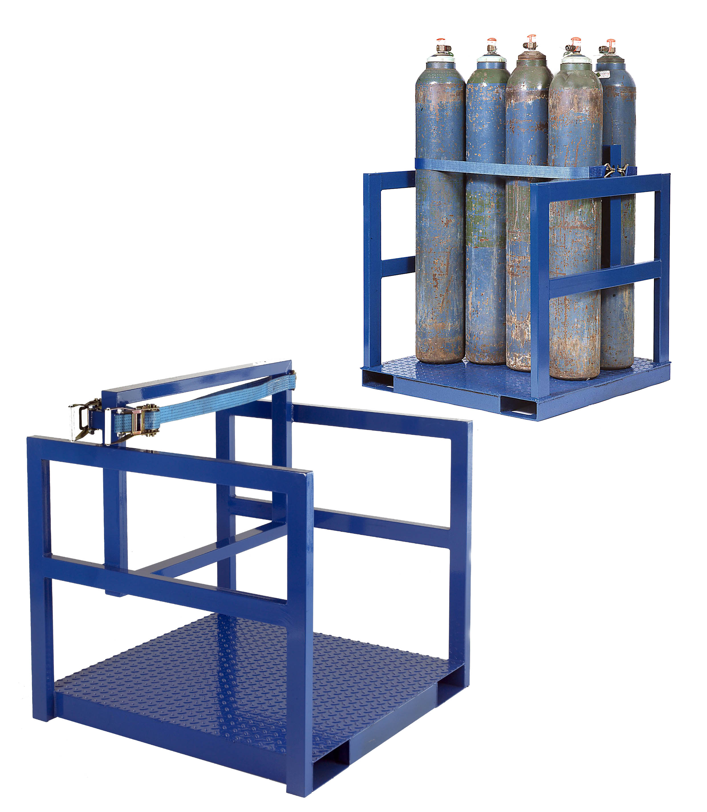 Gas Cylinder Pallet Rack Polyethylene Gas Cylinder Pallet For Four